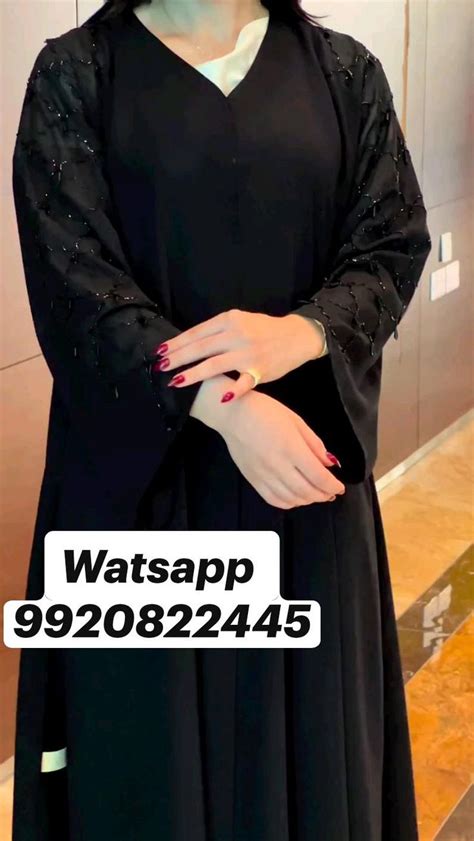 Watsapp 9920822445 Burkha Designs Black Abaya Designs Latest Abaya