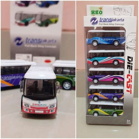 Promo Diecast Bus Transjakarta Busway Miniatur Bis Busway Diskon 23