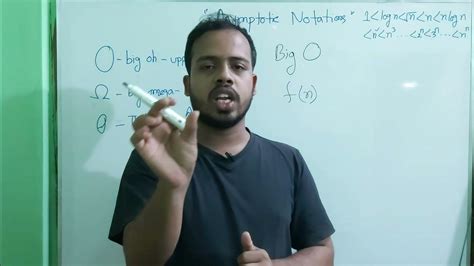 Time And Space Complexity Asymptotic Notation Lecture 1 Youtube