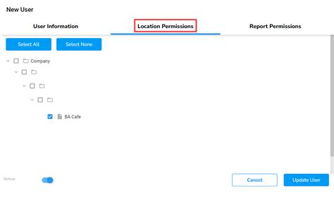 Set Up Users And Permissions On Skytab Business Intelligence Shift