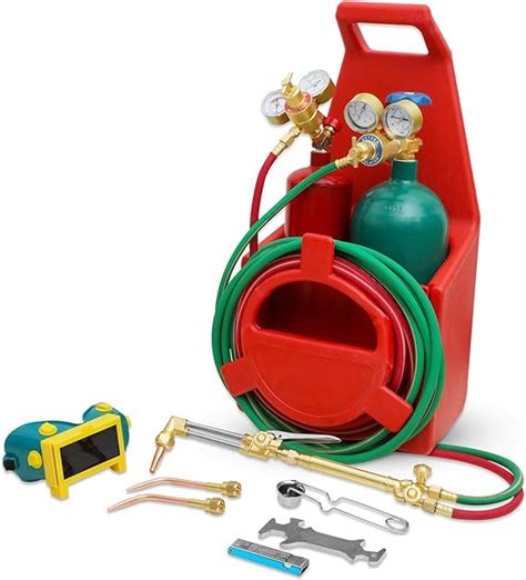 Miumoon Miu Oxygen Acetylene Torch Kit W Gas Tank Metal Abs