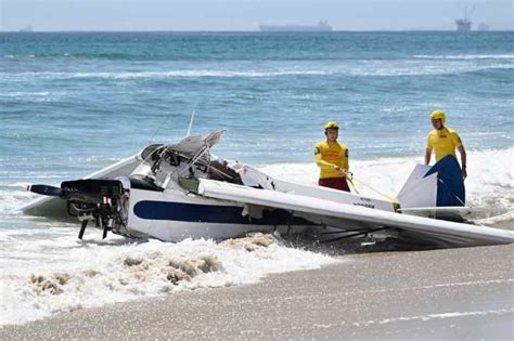 Small Plane Crashes Into Pacific Ocean In Huntington Beach Orange