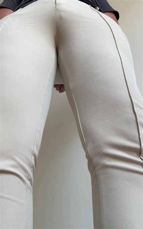 Peed Myself In Tight Beige Pants ThisVid Com