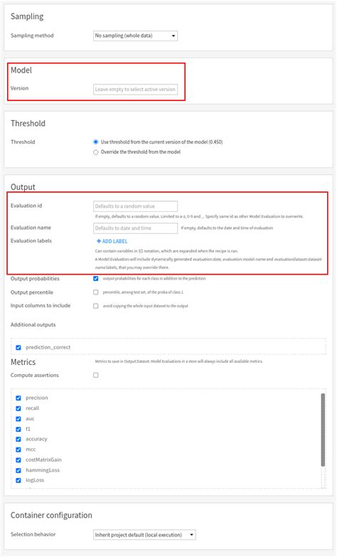 Evaluating Dss Models — Dataiku Dss 13 Documentation