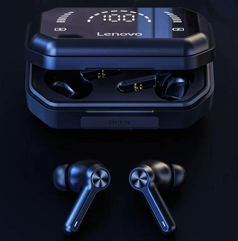 Lenovo Lp Pro Mah Led Power Display Noise Canceling Tws Bluetooth Earphones