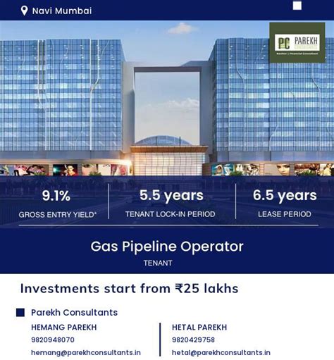 Fully Funded Pre Leased Seawoods Grand Central Larsen Toubro Navi