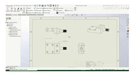 Creating NPT Threads In SOLIDWORKS Using The Hole Wizard