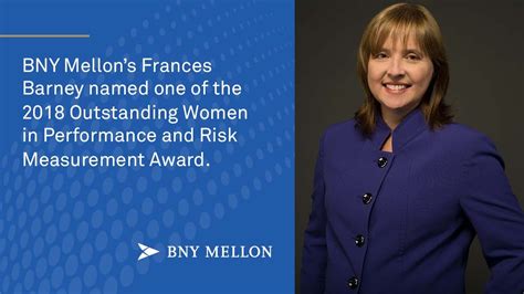 Bny On Linkedin Congratulations To Bny Mellons Frances Barney Cfa