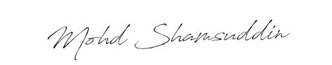 89 Mohd Shamsuddin Name Signature Style Ideas Ultimate Online Signature