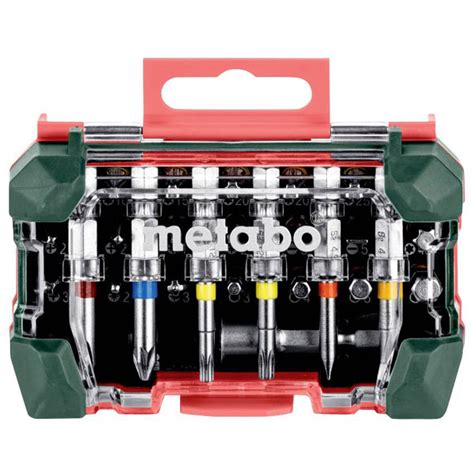 Metabo 626710000 Bit Set 29 Piece Durable Precise Versatile Box Rapid Electronics