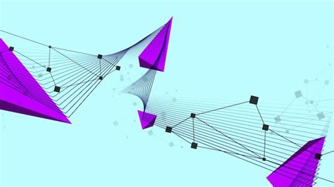 Premium Vector Abstract Background Geometric Shape Design Triangle And Line Wave Internet