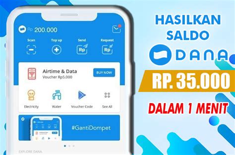 Aplikasi Terbaru Hasilkan Saldo DANA Langsung Cair Rp Dalam Waktu Menit Tanpa Ribet