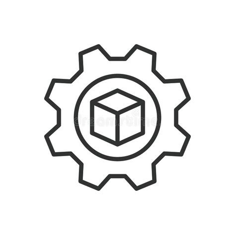 Industrial Product Engineering Icon Stock Illustrations 5428