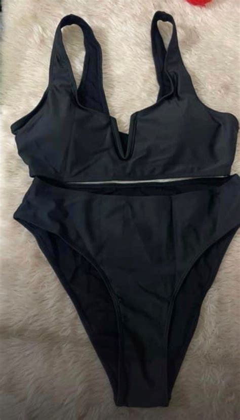 V Line Plus Size Swimsuit Womens Fashion Swimwear Bikinis