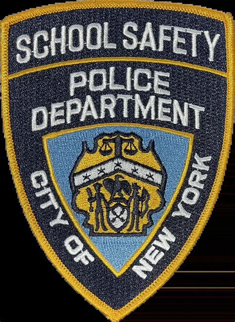 New York City Police Department Nypd Shoulder Patch School Safety