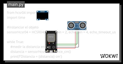 Ultrasonidosensor Wokwi Esp32 Stm32 Arduino Simulator