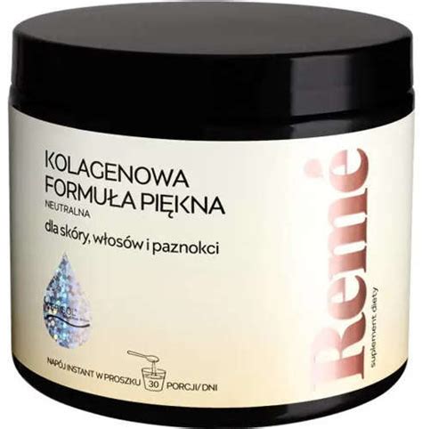 Reme Kolagenowa Formuła Piękna neutralna proszek g cena opinie dawkowanie skład i