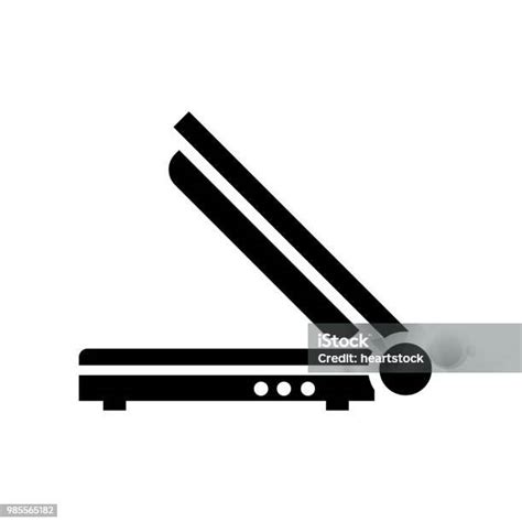 Icône Du Scanneur Icône Vector Illustration De Lélément Simple