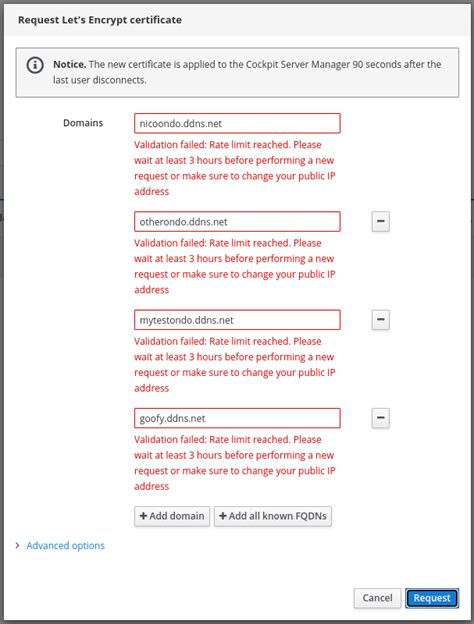 Letsencrypt Create A Certificate With All Known Fqdn · Issue 6353