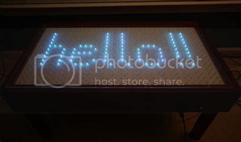 Interactive LED Table With Proximity Detection Showcase Arduino Forum
