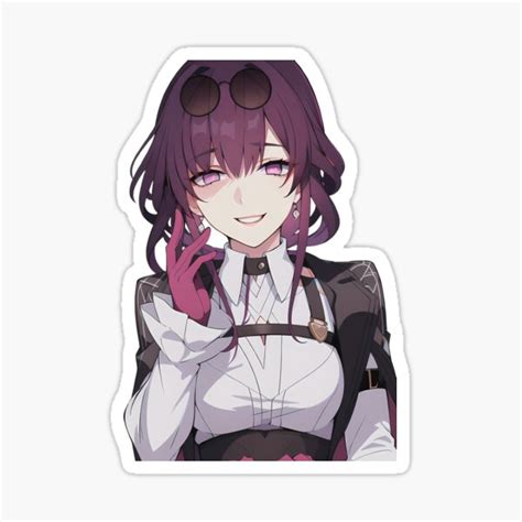 Kafka Smug Sticker For Sale By Yivel Redbubble