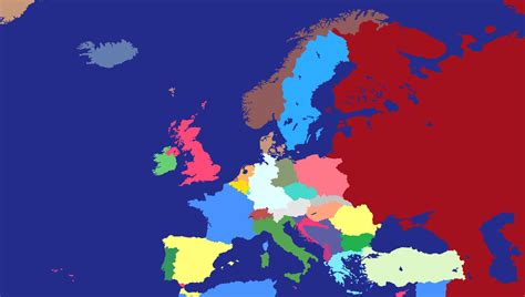 Post Ww2 Map Of A Game I Had R Hoi4