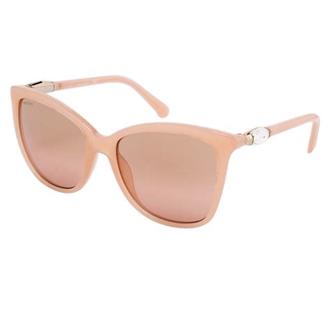 Sunglasses Polarized Fashion Sun Glasses Swarovski Pink Pink Golden