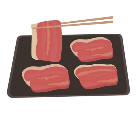 焼肉のイラスト 無料のフリー素材 イラストエイト