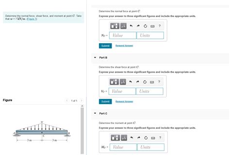 Solved Determine The Normal Force At Point C Express Your Chegg