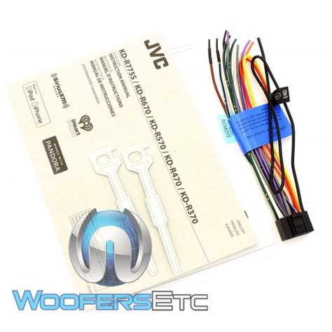 KD R JVC DIN In Dash CD MP Stereo Receiver With Front USB And Mm AUX Input