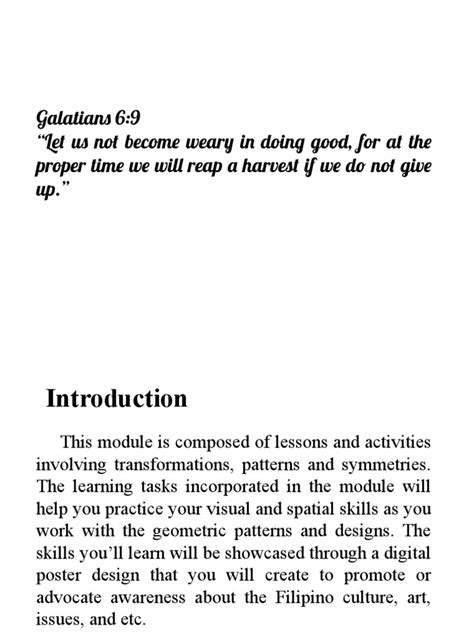 Mmw Module 3 Pdf Shape Fractal