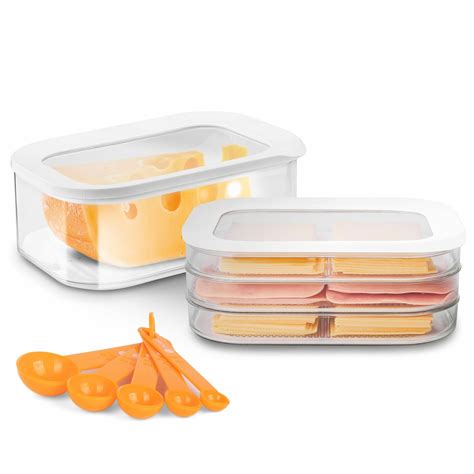 Pojemniki Kuchenne Na Ser I Wędliny Mepal Modula 2000 Ml 1600 Ml I 5 Miarek Kuchennych • Tadar Pl