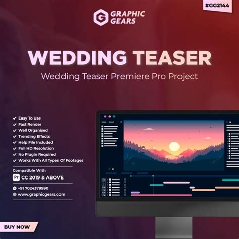 Wedding Cinematic Teaser Project For Premiere Pro Graphicgears