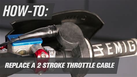 How To Replace A 2 Stroke Motorcycle Throttle Cable Youtube