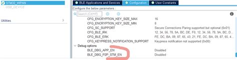 Stm32wb Debug Options Value No Matter Stmicroelectronics Community