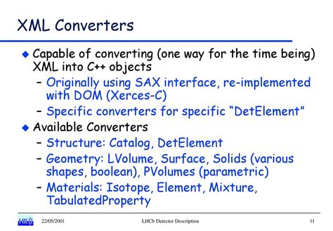 Detector Description In LHCb Ppt Download