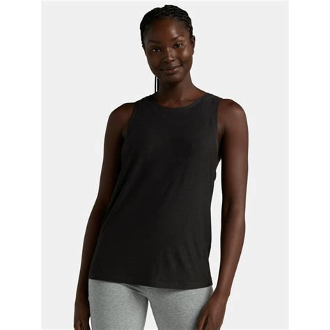 Athletic Works Womens And Womens Plus Buttercore Performance Tank Top