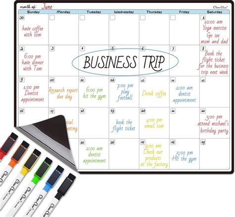 Amazon CLEVER CLEAN Magnetic Weekly Fridge Planner 10 X12