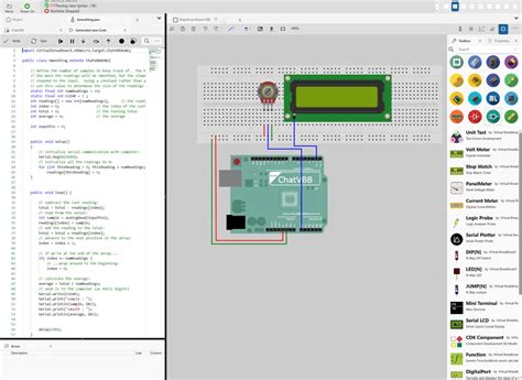 Symulatory Arduino Virtual Breadboard