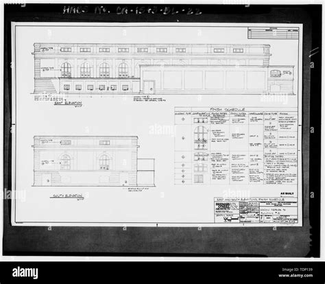 Photocopy Of Drawing Located At National Archives San Bruno