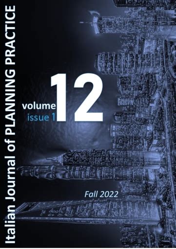 Past Issues Italian Journal Of Planning Practice