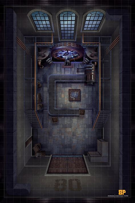 Artificer S Lab [part 01] [20x30] [battlemap] R Fantasymaps