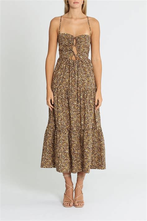 Hire Lilou Backless Midi Dress Shona Joy Glamcorner