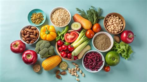 A Variety Of Foods Including Beans Beans Nuts And Nuts Are Shown On A