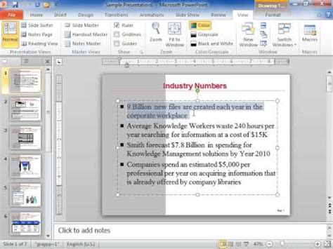 PowerPoint 2010 Set Paragraph Indentations YouTube