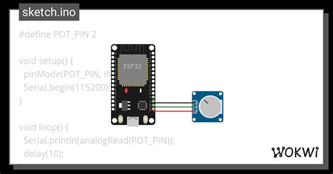 Pot Wokwi Esp32 Stm32 Arduino Simulator