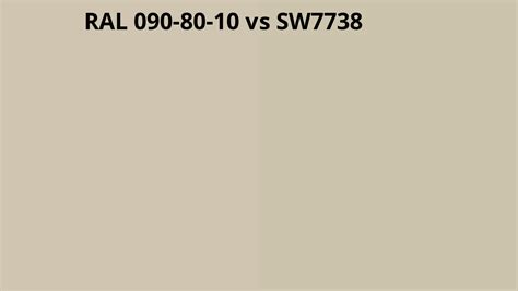 Ral 090 80 10 Vs Sw7738 Ral Colour Chart Uk