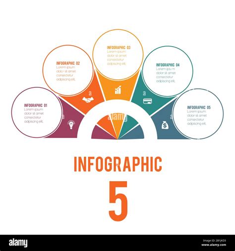 Elements Of Infographics Conceptual Cyclic Processes Possible To Use