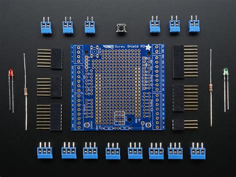 Proto Screwshield Wingshield R3 Kit For Arduino Id 196 Adafruit Industries Unique And Fun