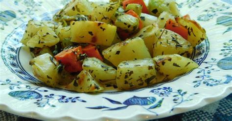 Oven Roasted Potatoes And Vegetables With Herbes De Provence